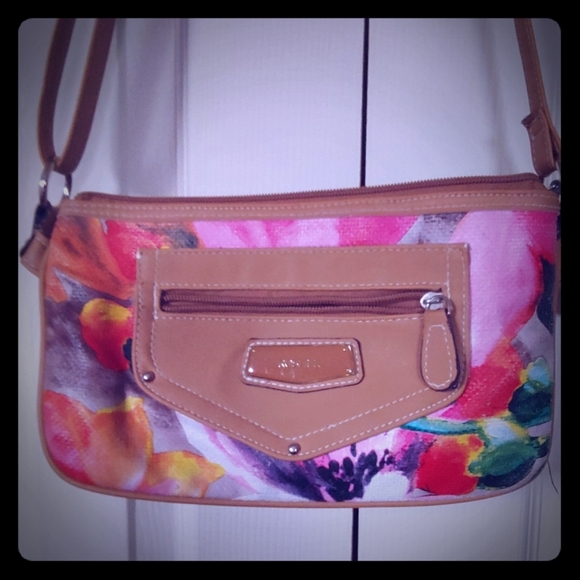 Rosetti | Bags | Floral Crossbody Purse | Poshmark
